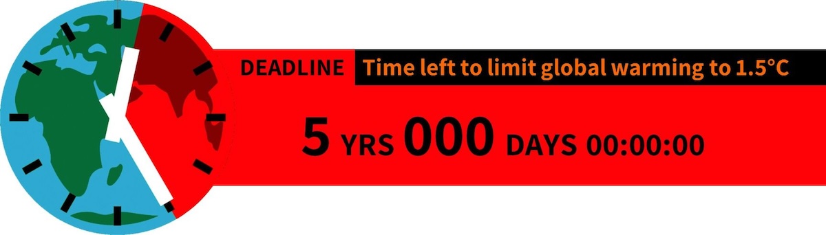 Climate Clock: Later is too late – Citizens' Climate International